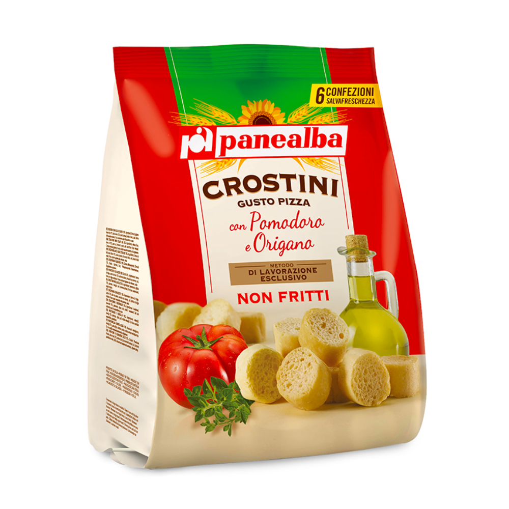 Panealba Pizza Flavor Croutons Multipack – 168g (6 x 28g) | Euromercato