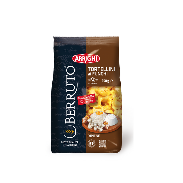 Tortellini with Mushroom Filling 250g | Egg Pasta with Durum Wheat ...