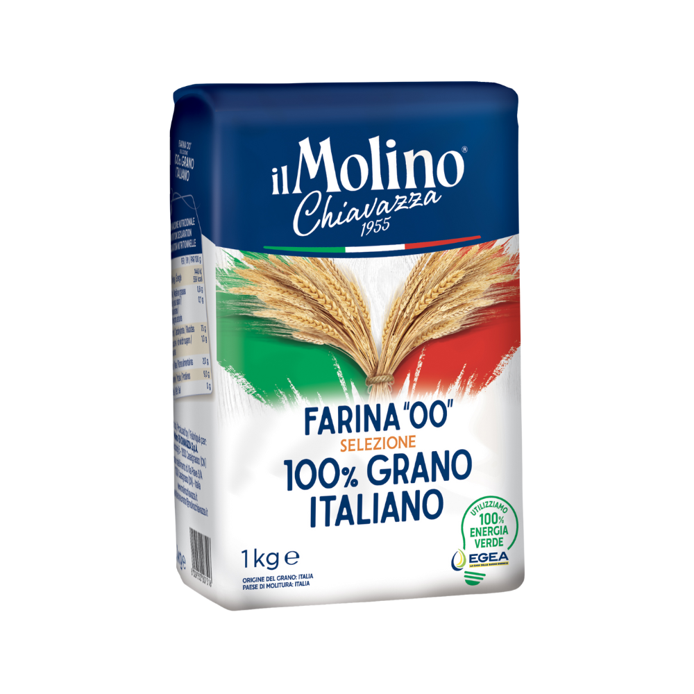 Soft Wheat Flour Type 00 100% Italian Grain 1kg - Molino Chiavazza ...