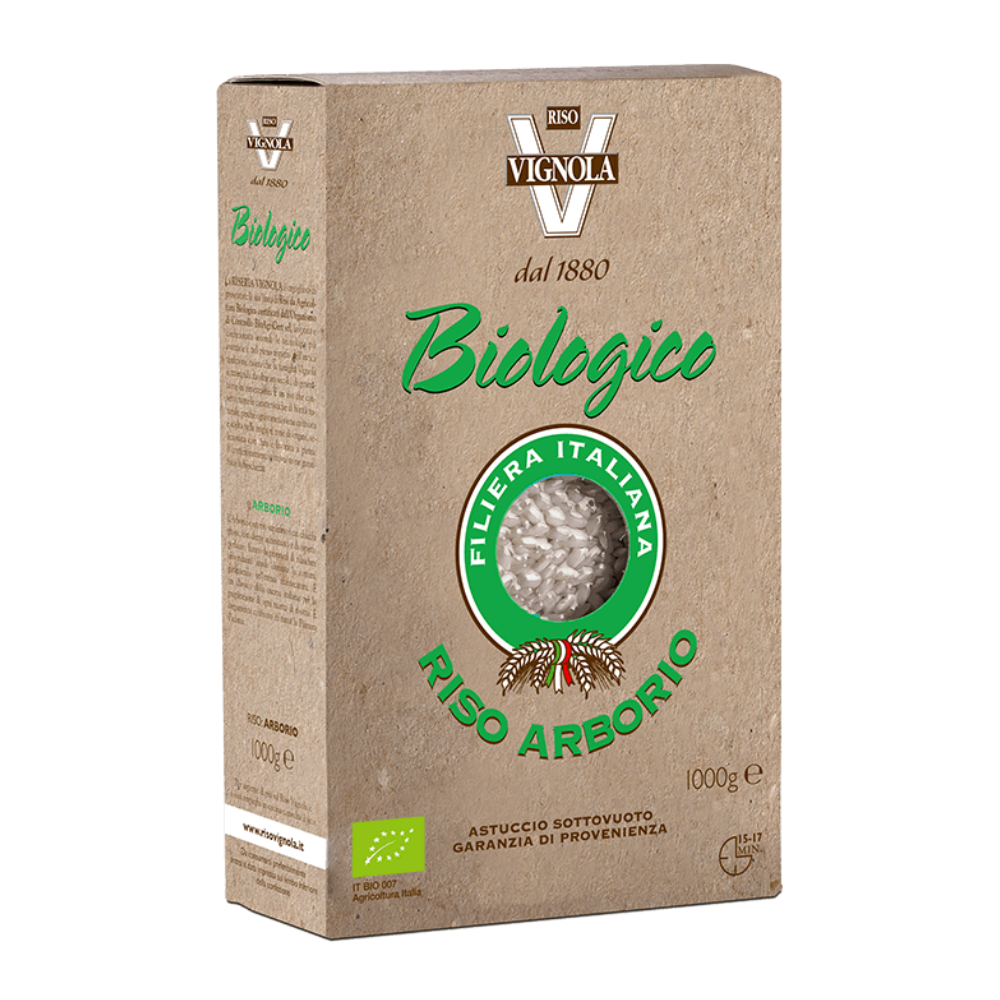 Organic Arborio Rice 1Kg - Riso Vignola | Euromercato