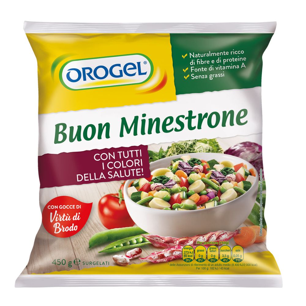 Mixed Vegetables Minestrone 450g - Orogel | Euromercato