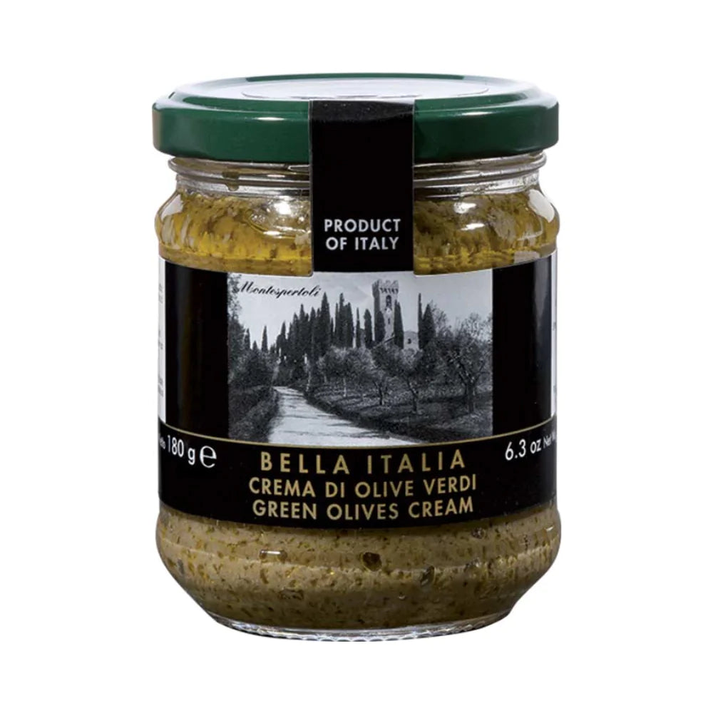 Green Olives Cream 180g - Bella Italia | Euromercato